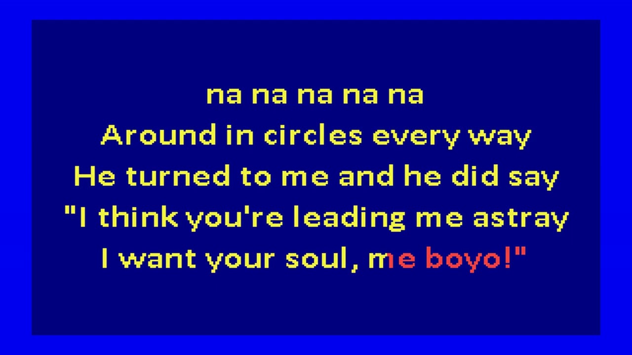 Wolfe Tones  - Celtic Symphony (karaoke)