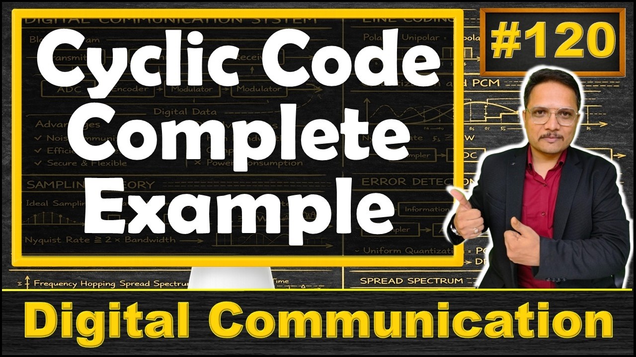 Cyclic Code Complete Example with Step by Step Solution