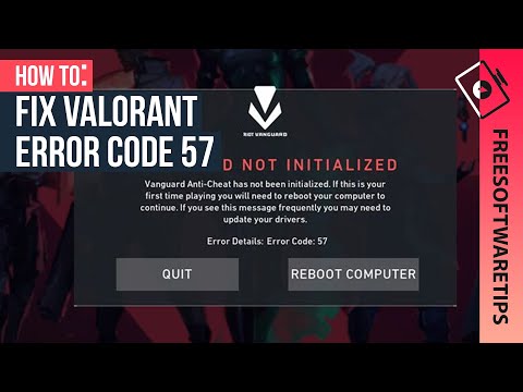 How to fix Valorant Error Code 57: Vanguard is not Initialized