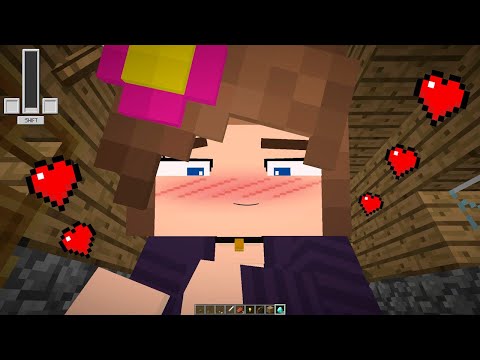 I tried to spend the night with Jenny Minecraft!