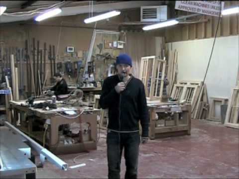Ron Currie's joinery workshop