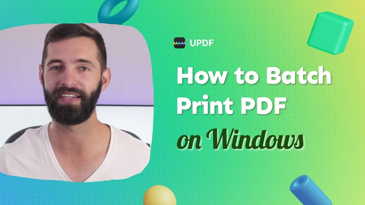 How to Batch Print PDF on Windows 10/11?  (Without Opening Each One)