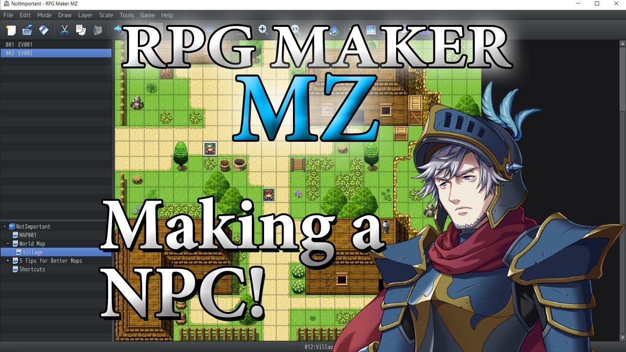 RPG Maker MZ Tutorial #4 - Making A NPC!