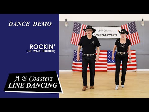 ROCKIN' - Line Dance Demo & Walk Through