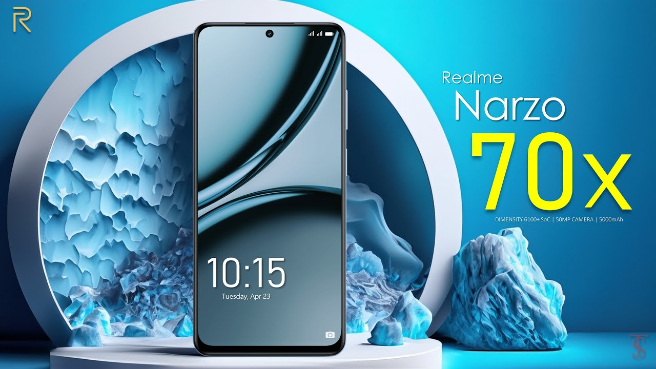 Realme Narzo 70x 5G Price, Official Look, Design, Specifications, Camera, Features | #Realmenarzo70x
