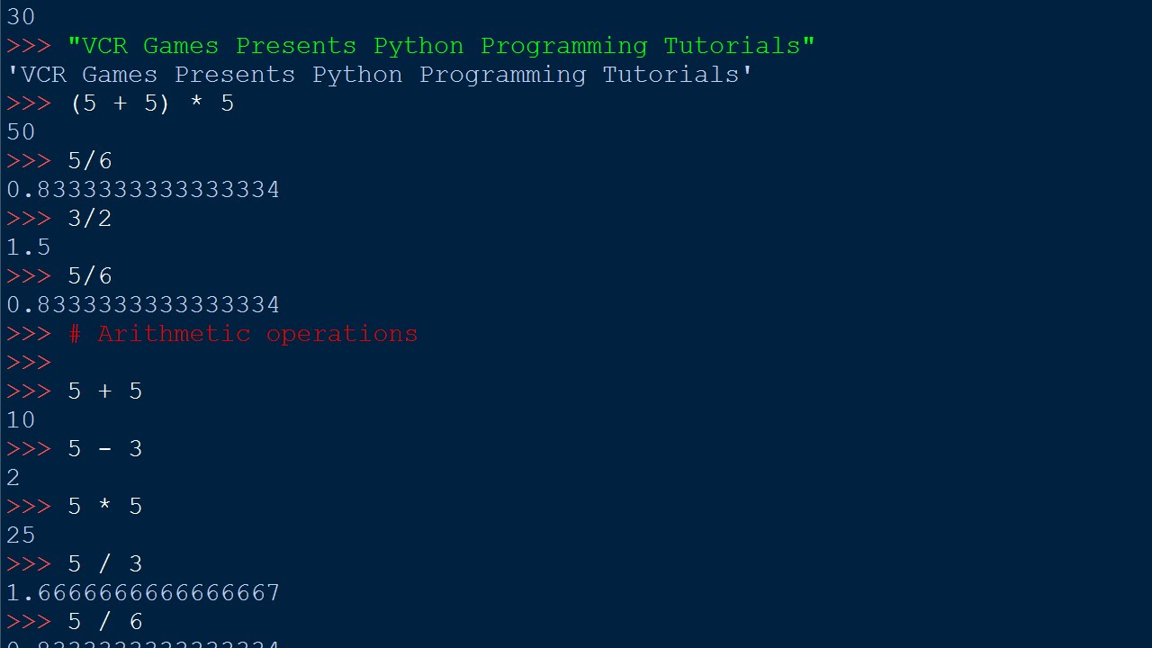 Python Tutorial 3 | How to Use Python as a Calculator