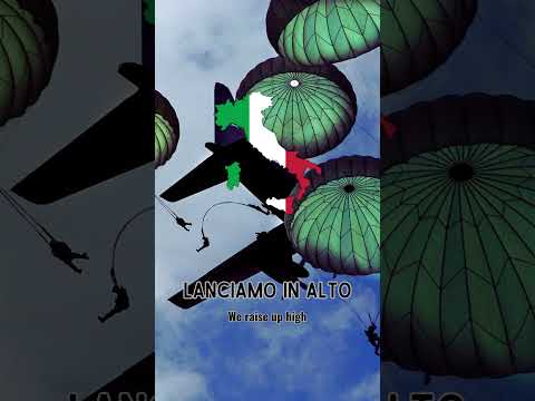Sui Monti e sui Mar - Italian Paratrooper Song in #short