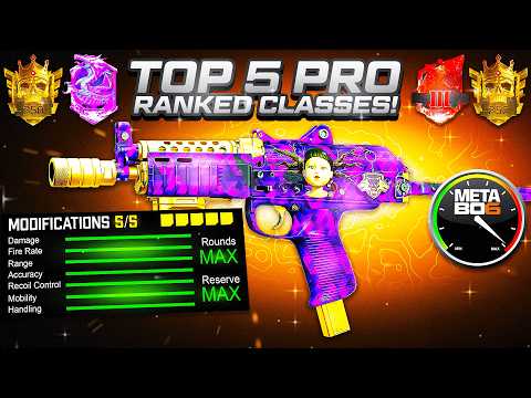 NEW TOP 5 *UPDATED* Pro Meta Best Ranked Play Classes BO6 Season 2 🏆 CDL Best Class Setups Loadouts