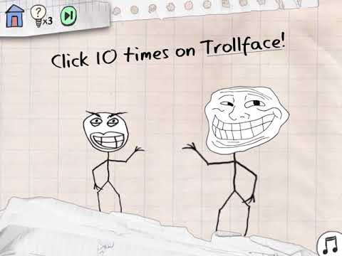 Trollface Quest 1 Walkthrough