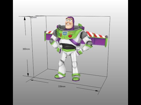 Buzz Lightyear de papercraft