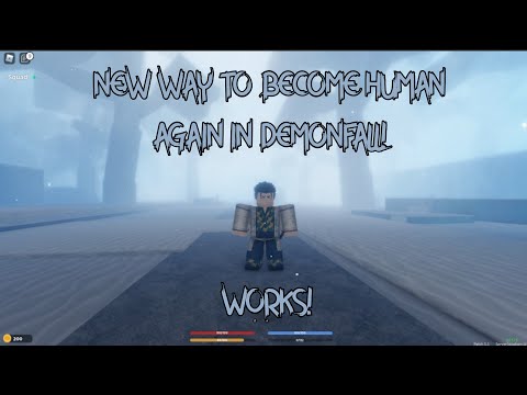 How To Become A Human In Demonfall! | Demonfall roblox + CODE DOES NOT WORK ANYMORE, IT IS EXPIRED