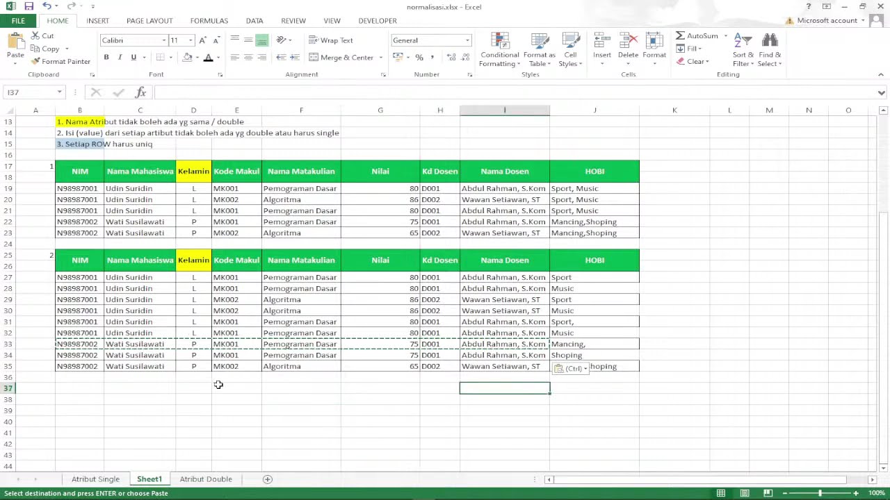 SQL - Normalisasi Database