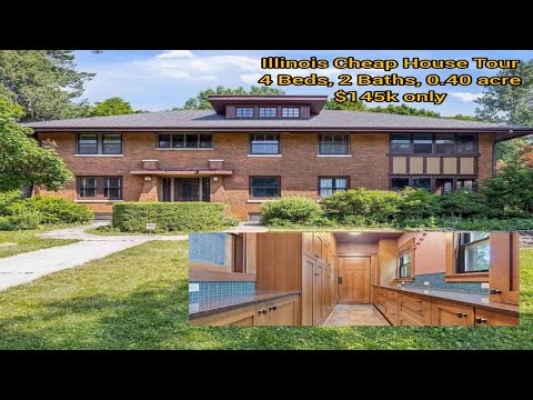 Illinois Cheap House For Sale That ANYONE Can Buy | $145k | Illinois Affordable House Tour