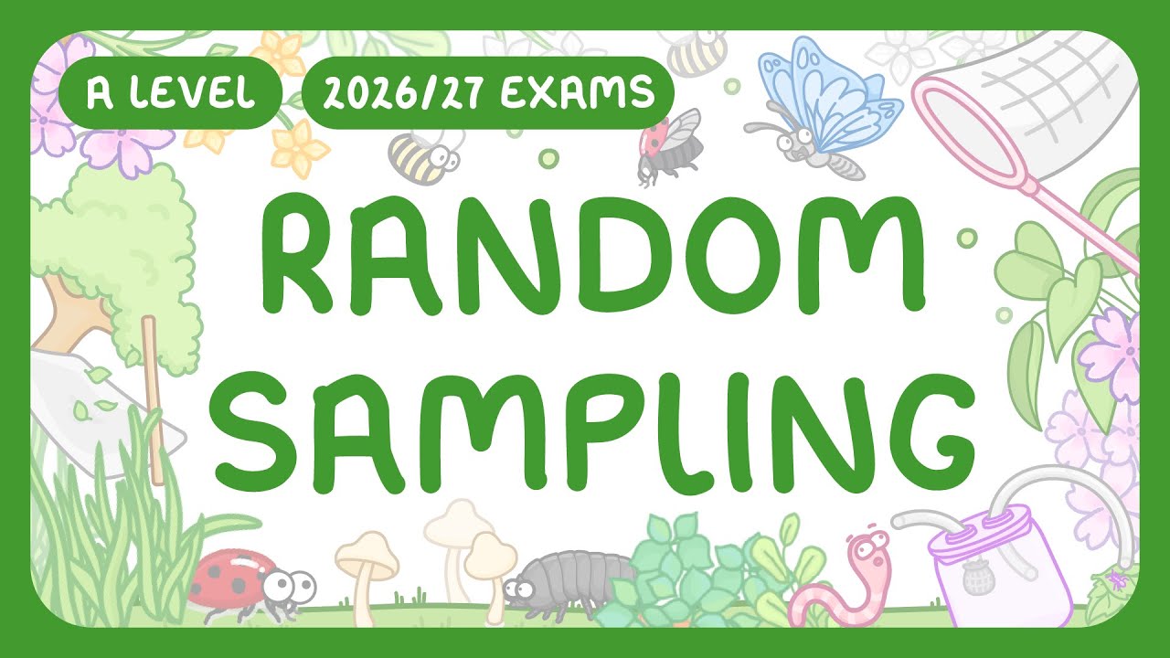 A-Level Biology - Random Sampling - Techniques | Estimating Population Size (2026/27 Exams)