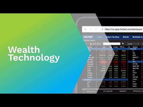FactSet Wealth Technology