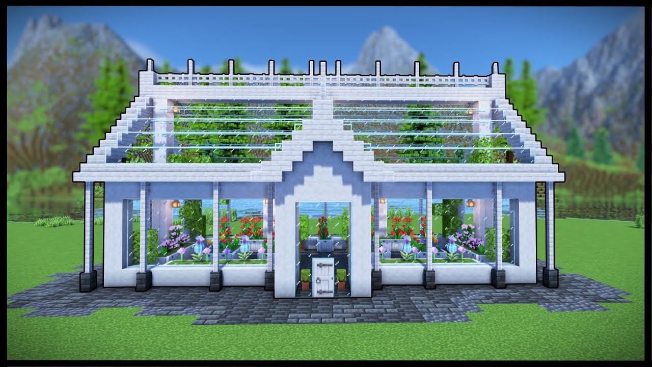 Minecraft: How to Build A Greenhouse | Tutorial - Minecraft Builders