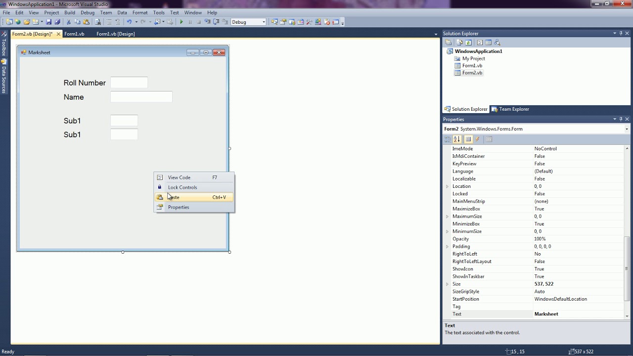 Learn VB.Net Programming in English for Beginners(Window Application ) - Part 9