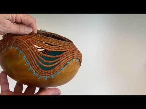 Gourd Art by Susan Ashley Txweaver.com item #1083