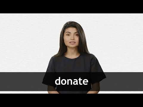 How to pronounce DONATE in American English