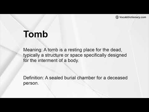 Tomb Meaning