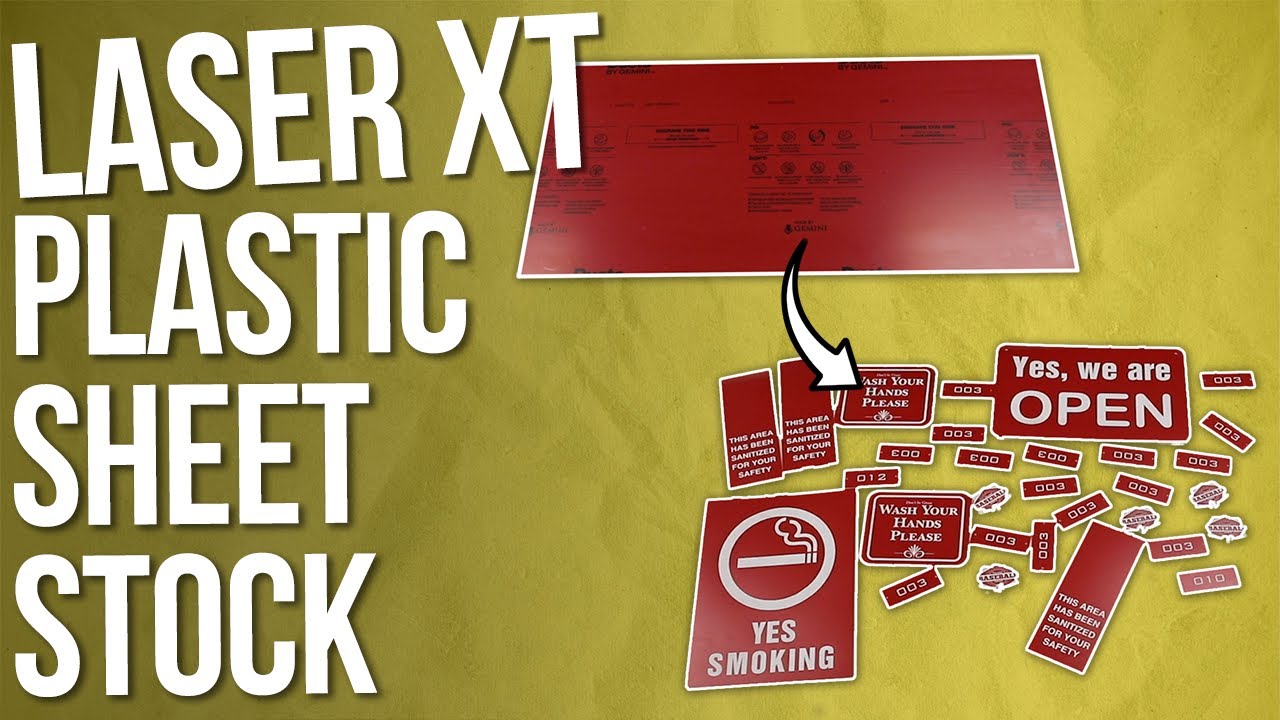 How to Use Laser XT Acrylic Sheet Stock