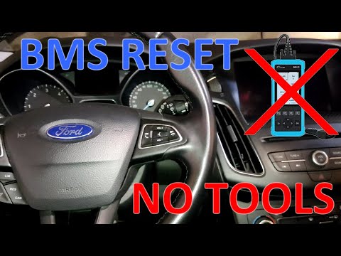 Kako Resetirati Ford Battery Monitor Sensor (BMS) Ford BMS reset without scanner CHECK DESCRIPTION