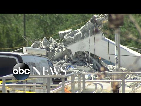 Traffic camera video shows the devastating moment of the Miami bridge ...