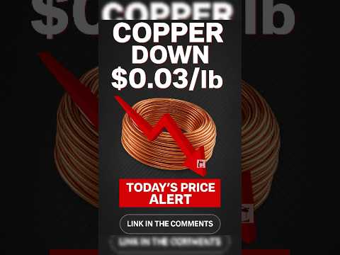 Copper Prices Down $0.03/lb | June 24 Scrap Metal Index Report | #ScrapMonster