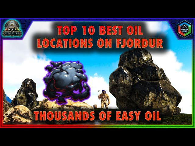 ARK Fjordur resource map: Locations of all resources in the game