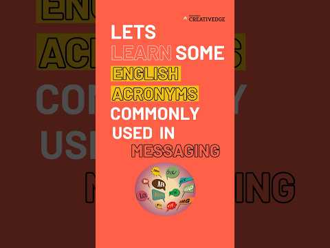 Commonly Used English Acronyms in Messaging