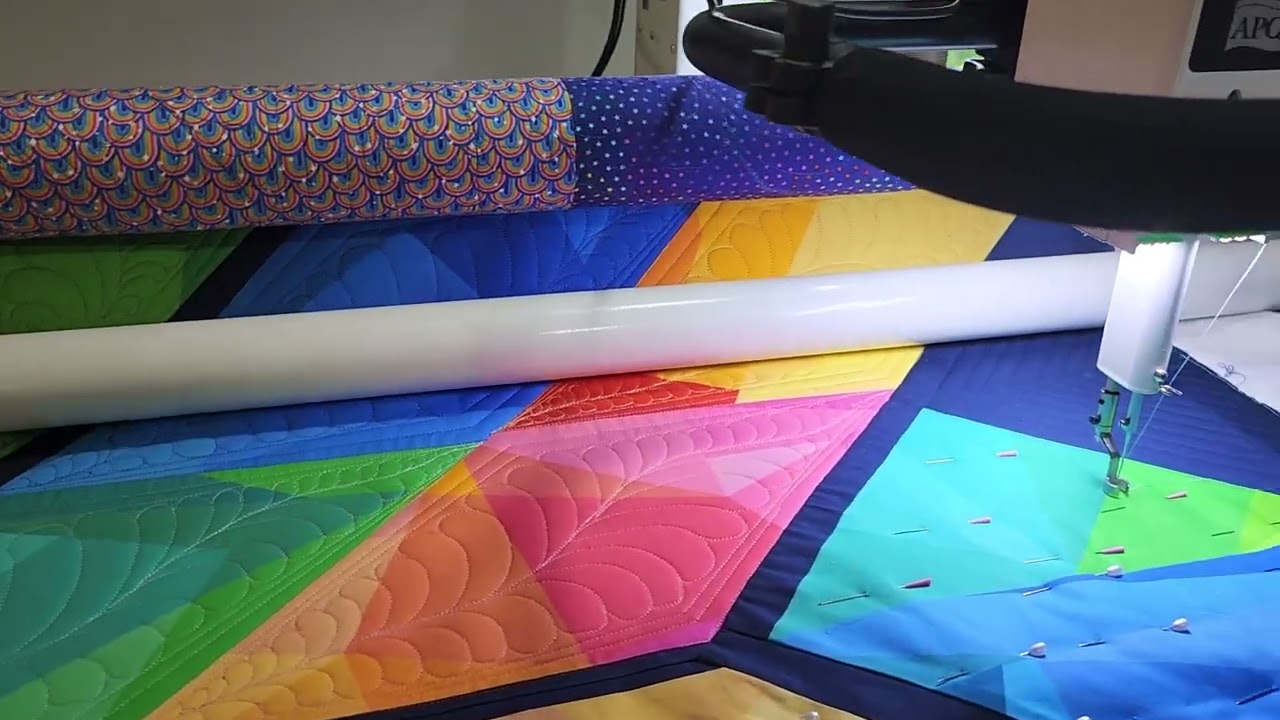 Magic Pins Extra Long Pink for Custom Basting on a Longarm