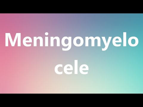Meningomyelocele - Medical Definition and Pronunciation