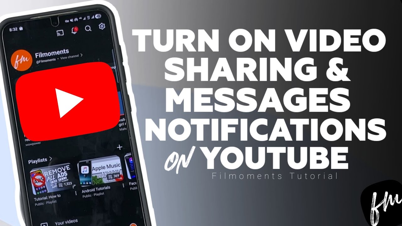 How to Turn On Video Sharing & Message Notifications on YouTube (Step-by-Step Guide)