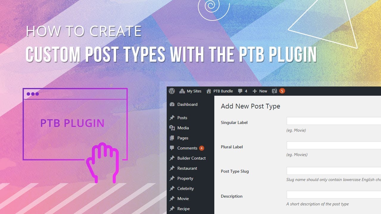 Themify Post Type Builder (PTB) Plugin Tutorial