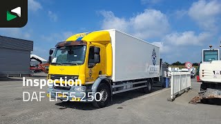 DAF LF55.250 4X2 19tons NL-Truck Automatic Ladebordwand EEV box truck ...