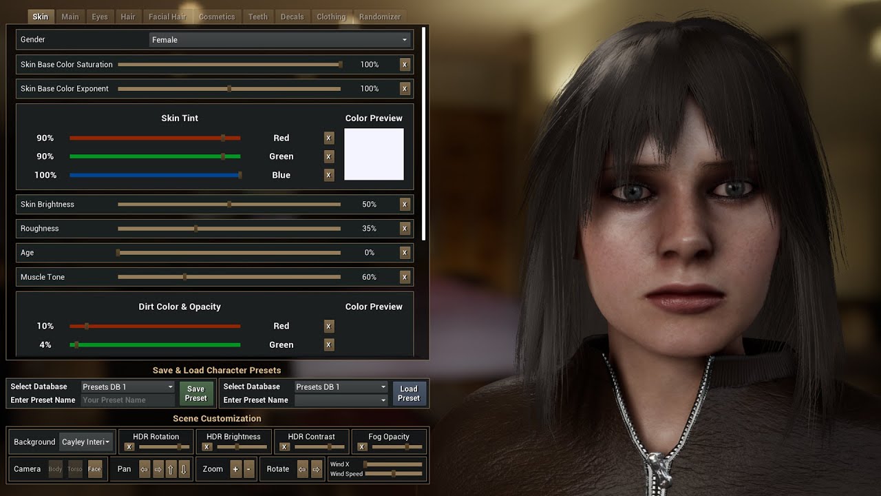 Universal Character Customization System for UE4 - Overview