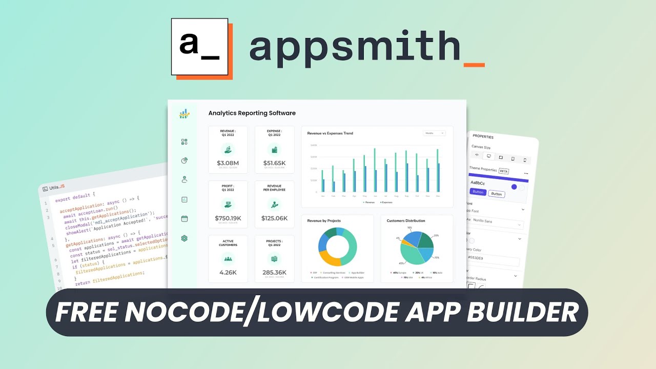 AppSmith: Free Open-source Low-Code App Builder