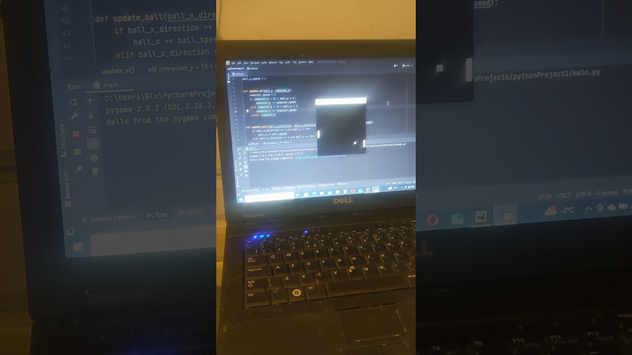 Pong Reborn in python is also in my GitHub repository.