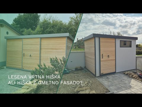 Kako izbira vrtne hiške vpliva na videz vrta?