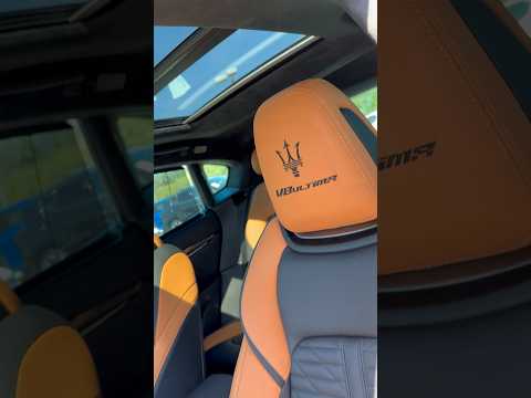 Black and Terracotta Maserati Levente V8 ULTIMA 🔱 #maserati #levante #madi #suvs #limitededition
