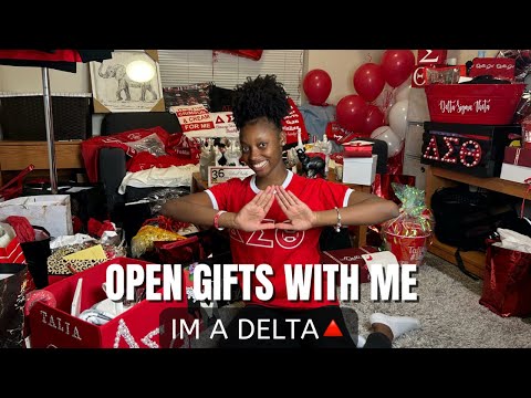 I JOINED DELTA SIGMA THETA | GIFT OPENING |