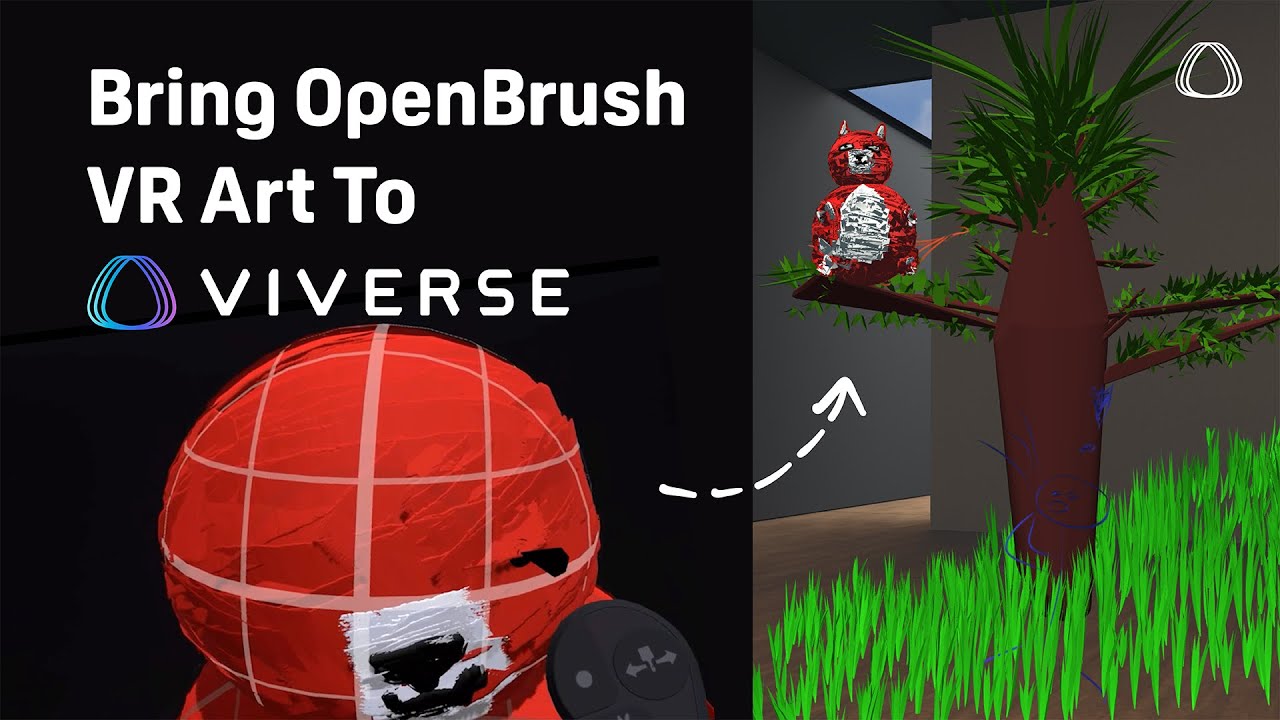 Bring Your VR Art to Life with Open Brush and VIVERSE: A Beginner's Guide 🎨✨
