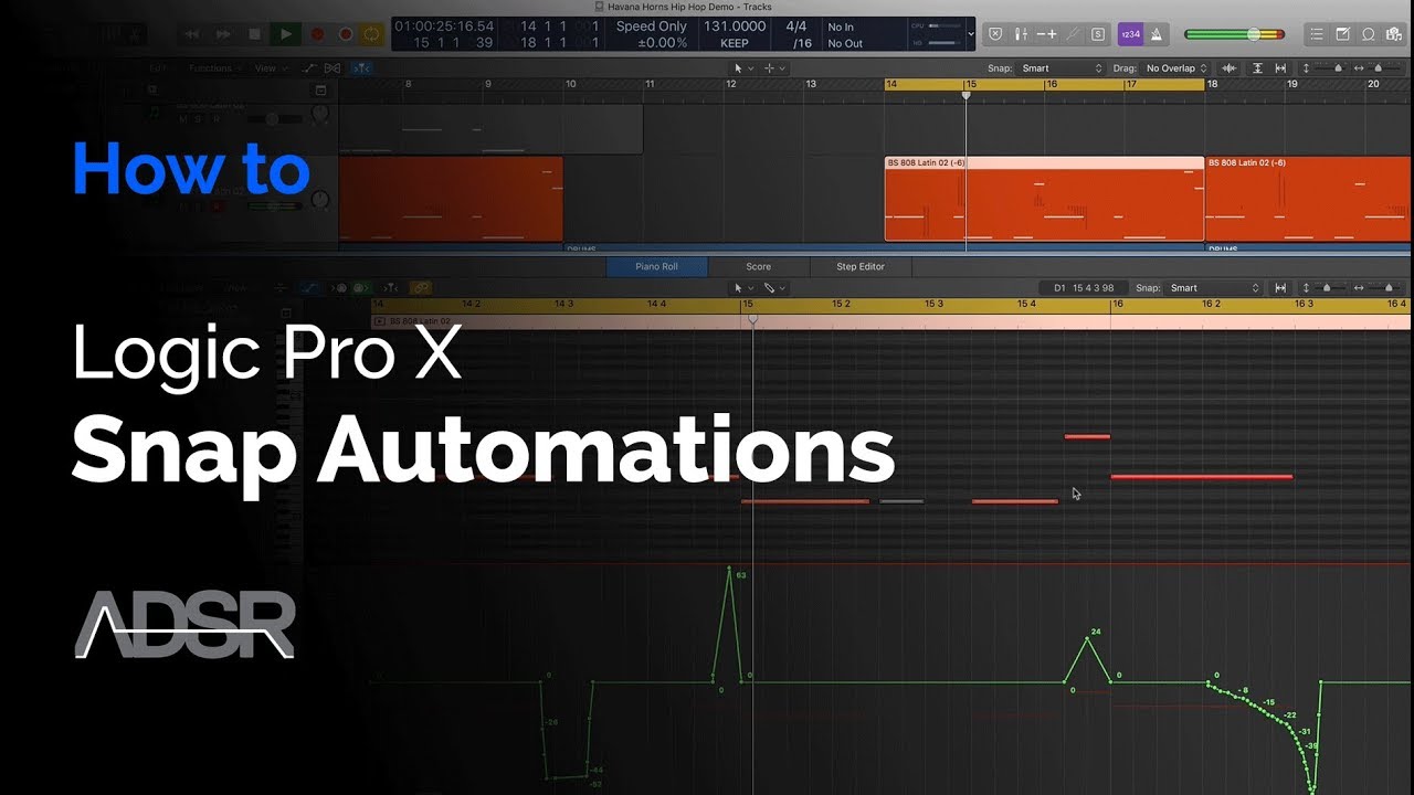 Snap Automation in Logic Pro X