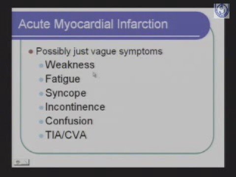 Common Emergencies in Geriatric Patient
