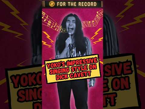 Yoko Ono SQUEALS "We're All Water" On Dick Cavett Show!? 😯 #yokoono #shorts #dickcavett