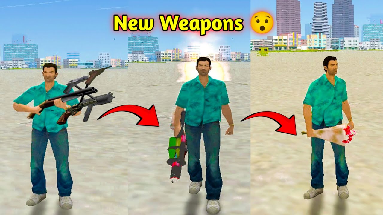 New Weapons 1 - GTA: Vice City