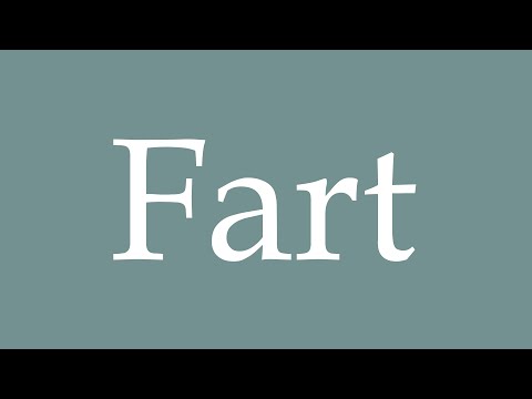 How to Pronounce ''Fart'' Correctly in French