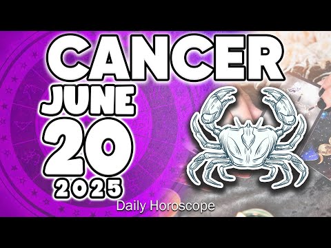 𝐂𝐚𝐧𝐜𝐞𝐫 ♋ 😱WARNING: THERE MAY BE A LOT OF MONEY COMING🤑 Horoscope for today JUNE 20 2025 🔮 #horoscope