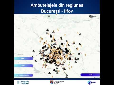 Ambuteiajele din regiunea București - Ilfov: maps.mo-bi.ro