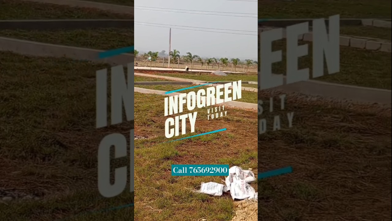 INFOGREEN CITY.PLOT FOR SALE.📲7656929001- Bhubaneswar